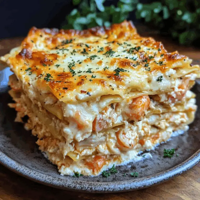 Seafood Lasagna with Shrimp and Crab: A Delightful Recipe! - Tasty Delice
