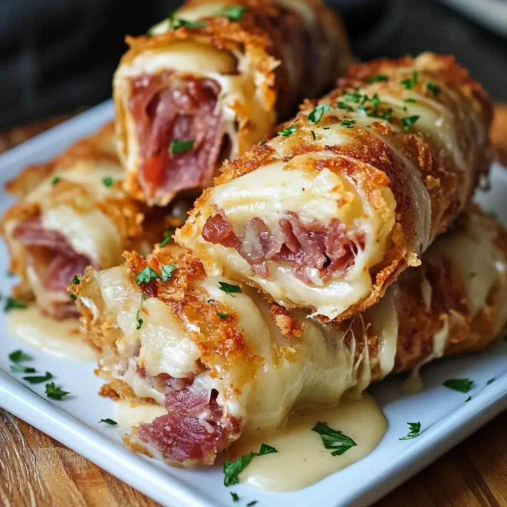 Crispy Reuben Roll-Ups are a must-try delight! - Tasty Delice
