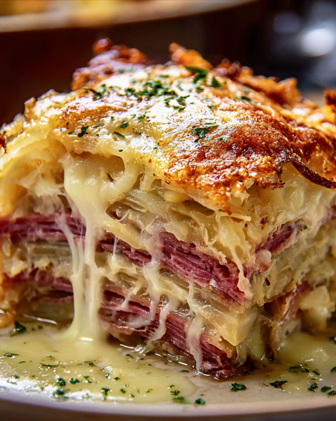 Layered Reuben Casserole Bake: Discover a Tasty Twist! - Tasty Delice