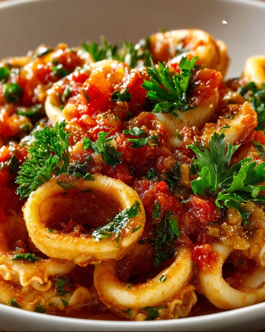 Squid Puttanesca: A Delightful Seafood Pasta Recipe! - Tasty Delice