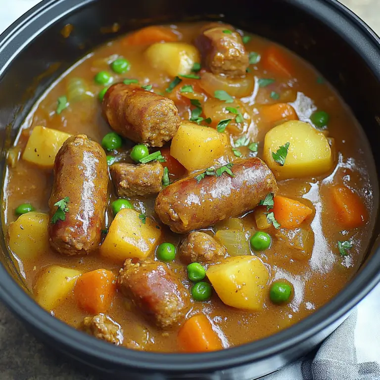 Slow Cooker Curried Sausages: A Flavorful Delight to Try! - Tasty Delice