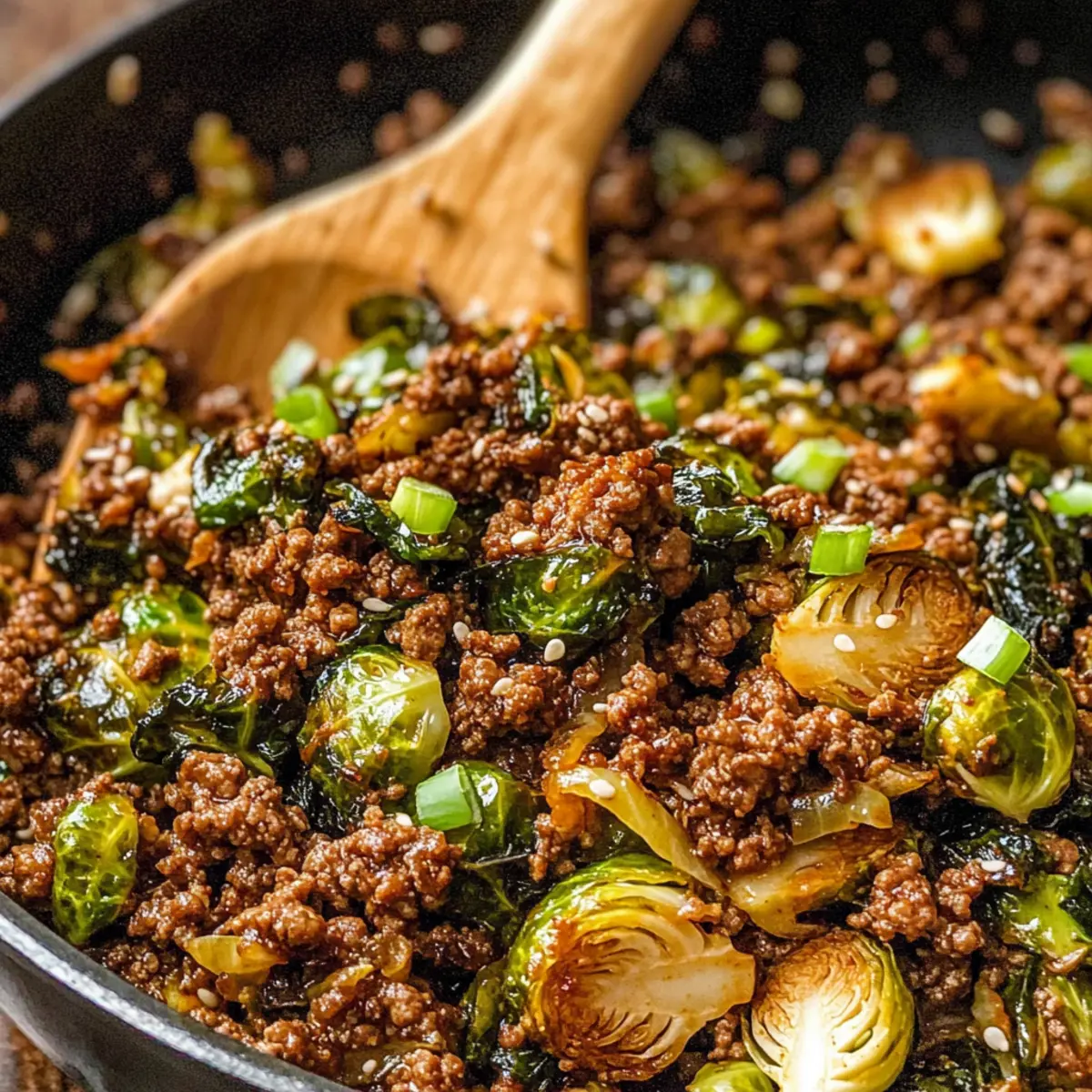 Ultimate Ground Beef and Brussels Sprouts: A Delicious Delight