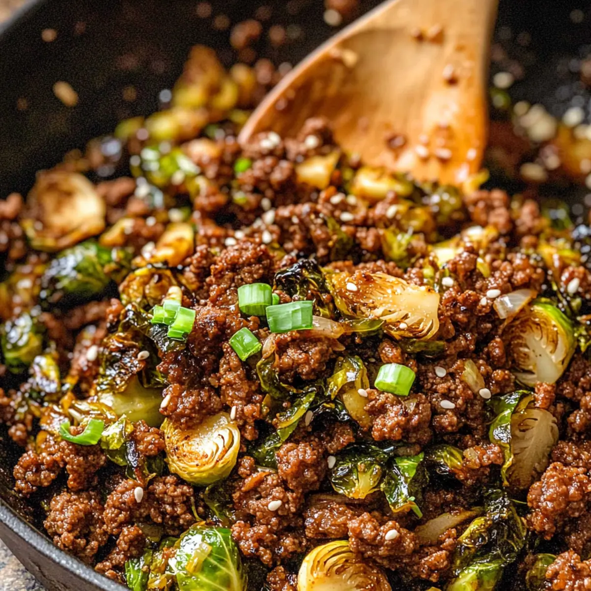 Ultimate Ground Beef and Brussels Sprouts: A Delicious Delight