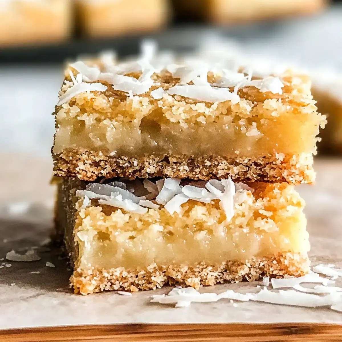 Irresistible Chewy Coconut Bars – A Delicious Tropical Treat