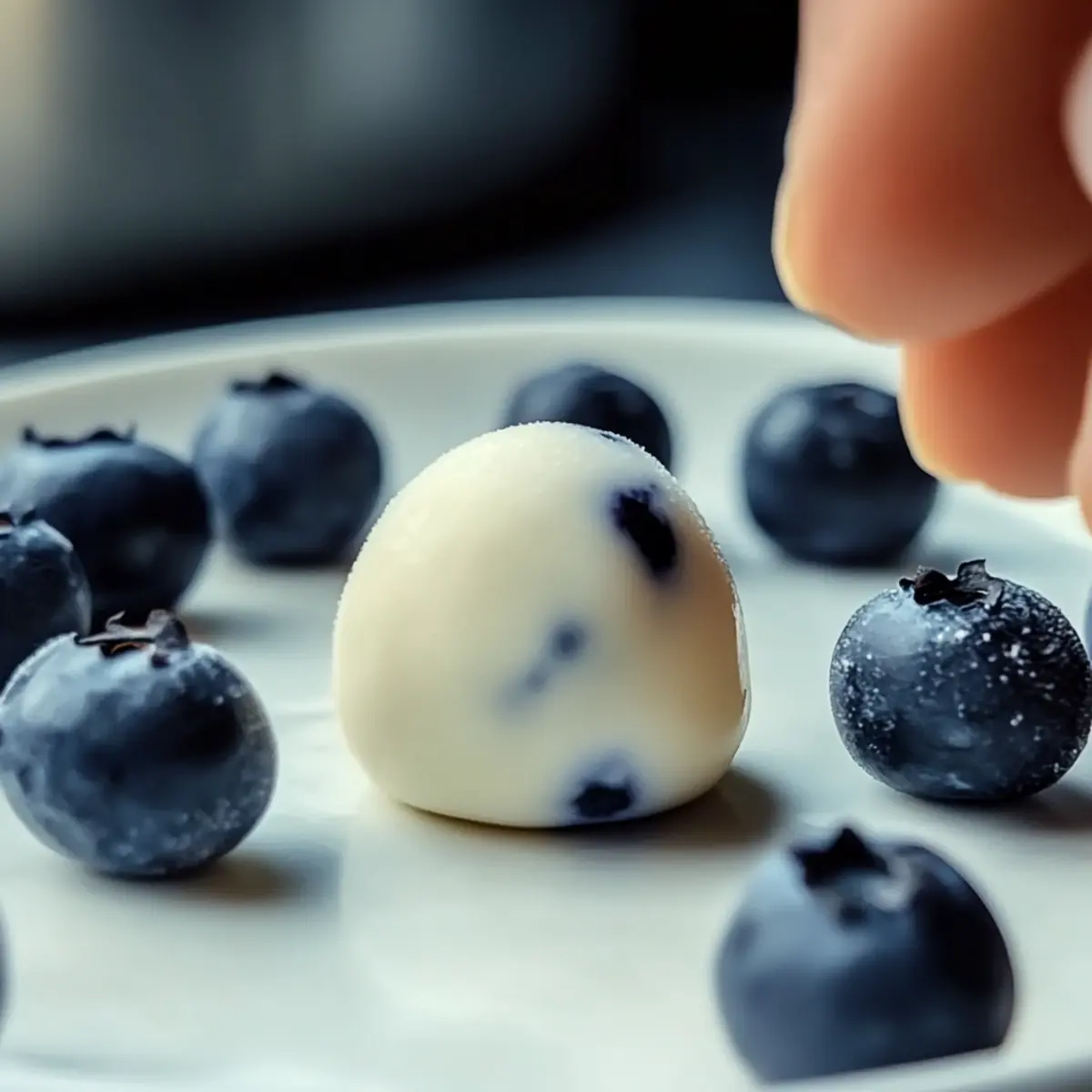 Irresistible Frozen Greek Yogurt Blueberry Bites Recipe