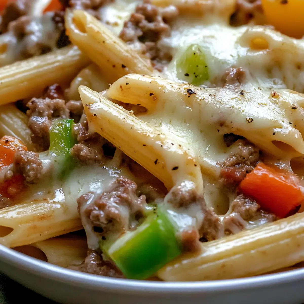 Irresistible Philly Cheesesteak Pasta for Quick Family Dinners