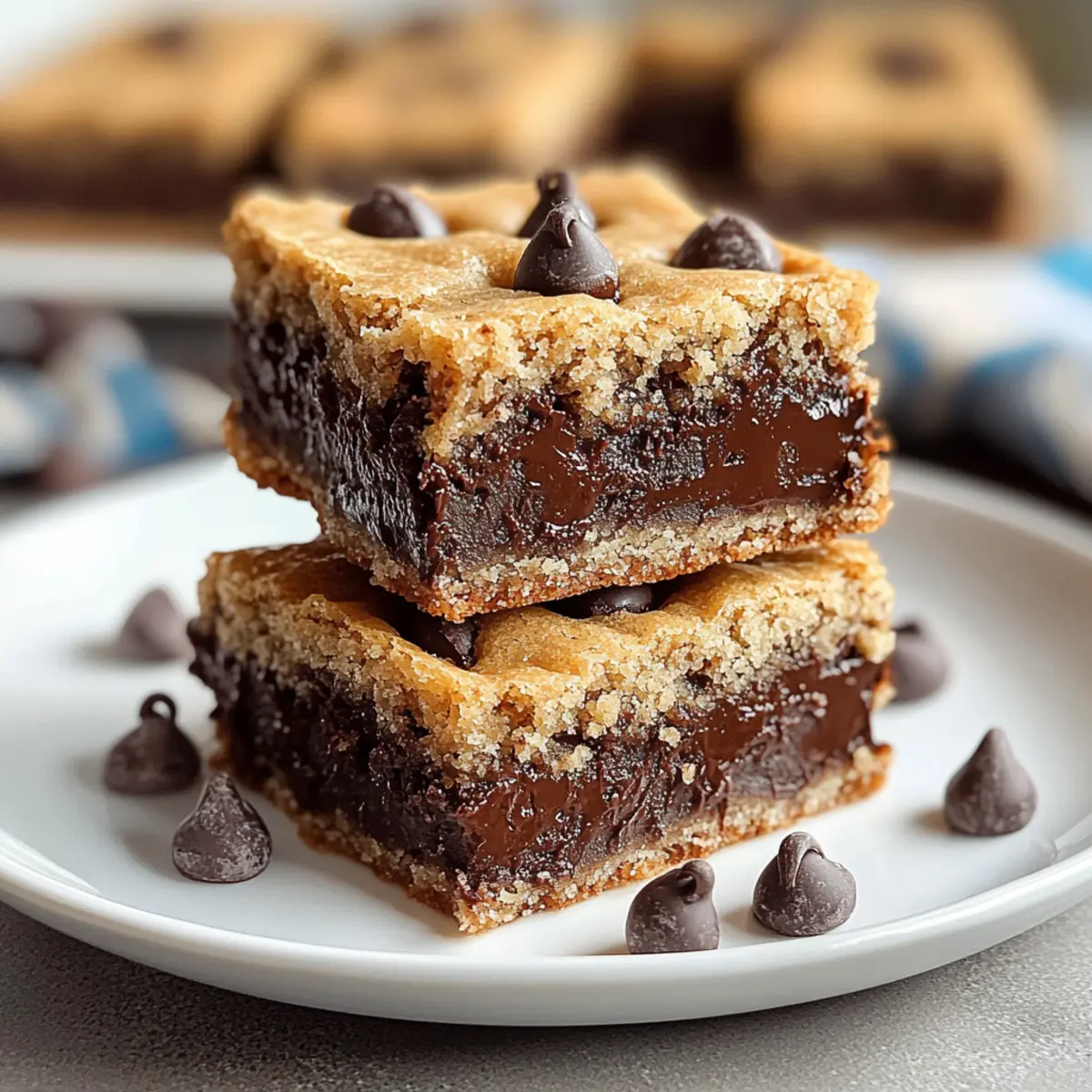 Irresistible Chewy Chocolate Chip Cookie Bars - Easy Treat