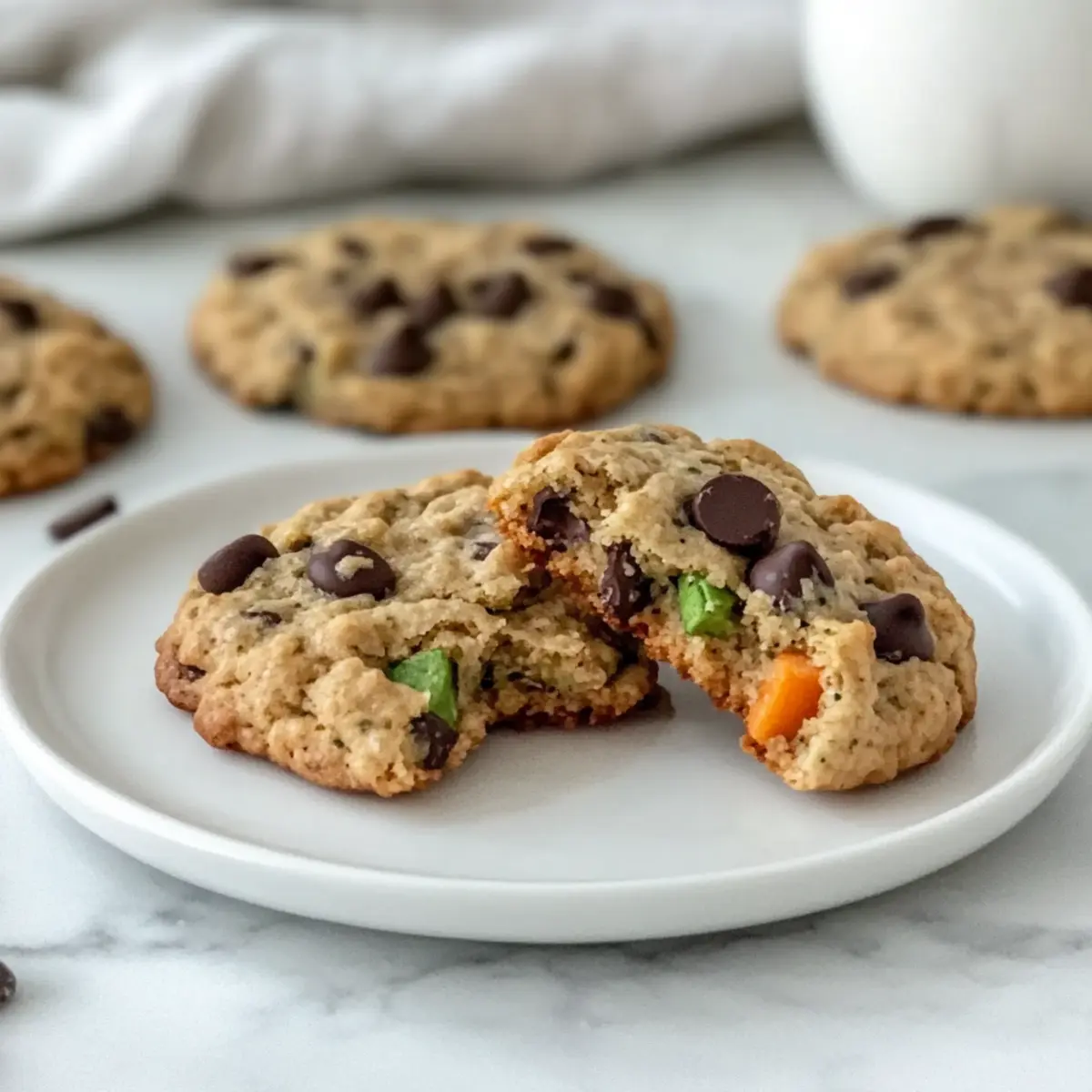 Irresistible Vegetable Oatmeal Chocolate Chip Cookies