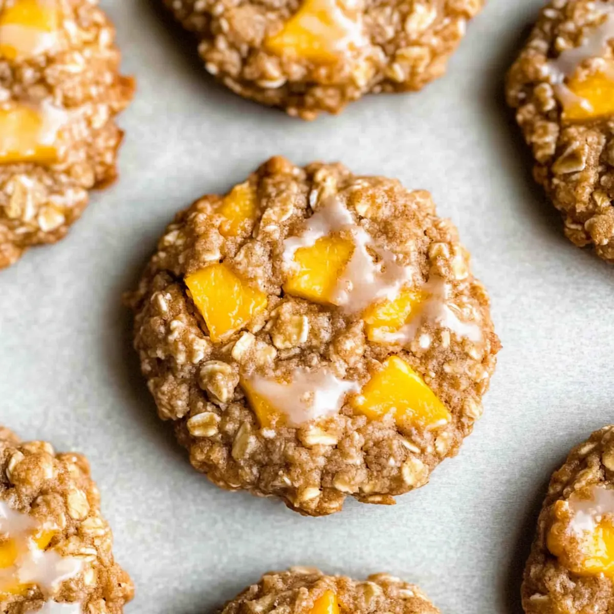 Easy Peach Oatmeal Breakfast Cookies: Guilt-Free Delights