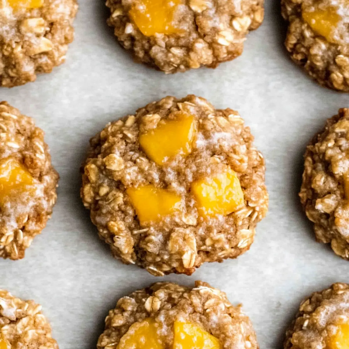 Easy Peach Oatmeal Breakfast Cookies: Guilt-Free Delights