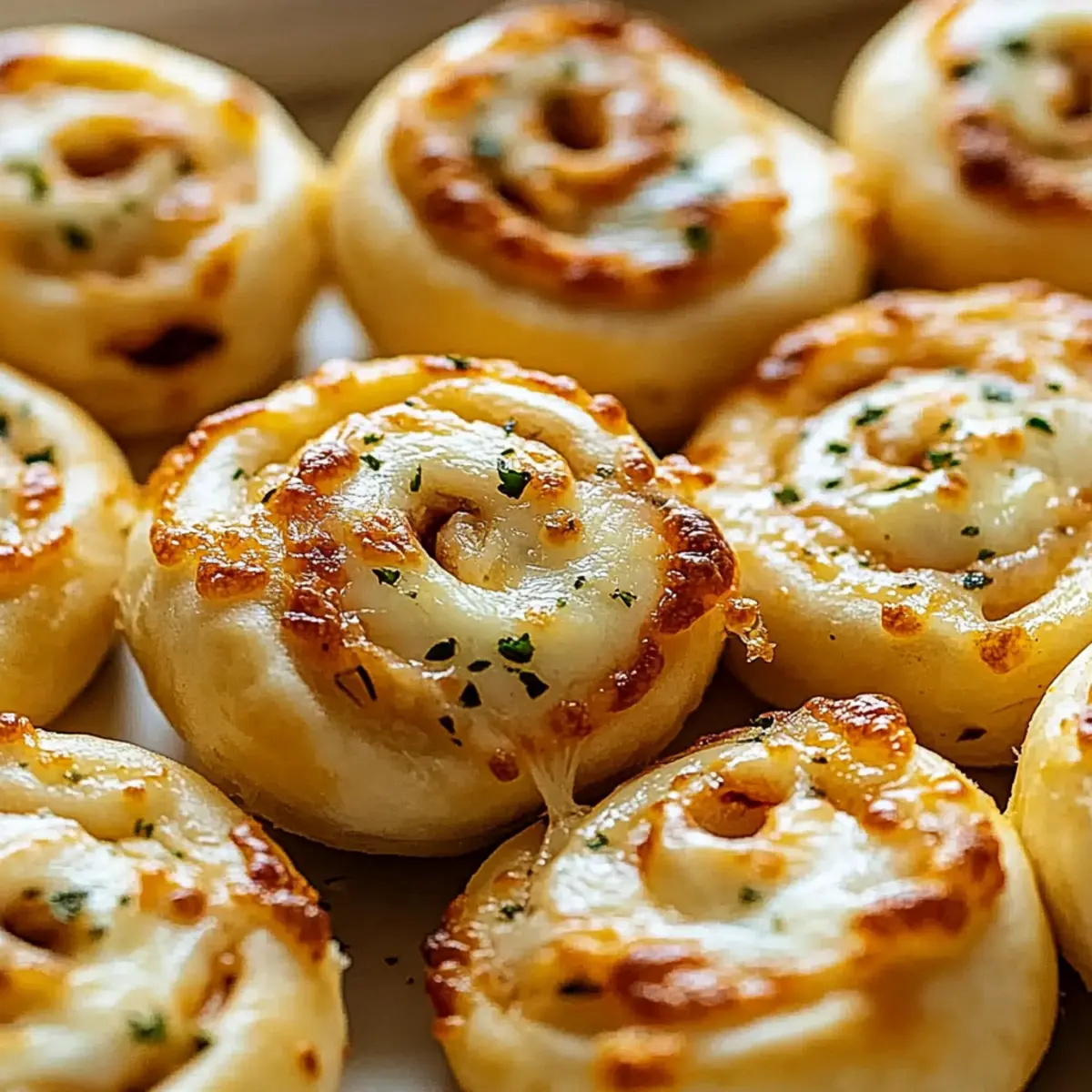 Irresistible Cheesy Garlic Pizza Pinwheels for Snack Lovers