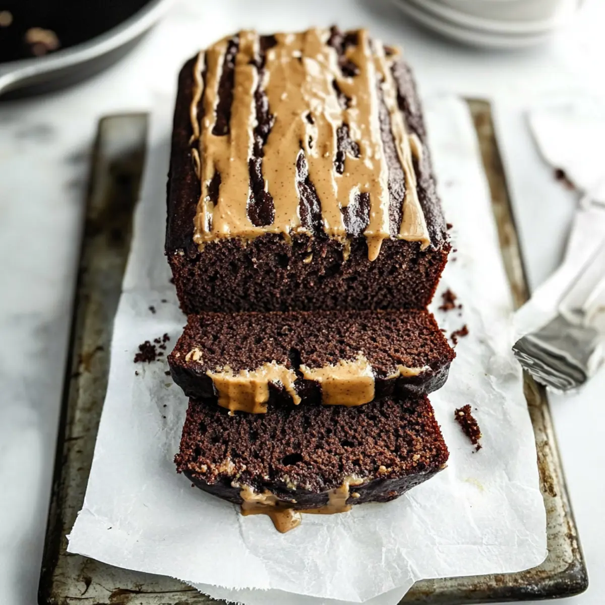 Irresistible Chocolate Peanut Butter Banana Bread Recipe