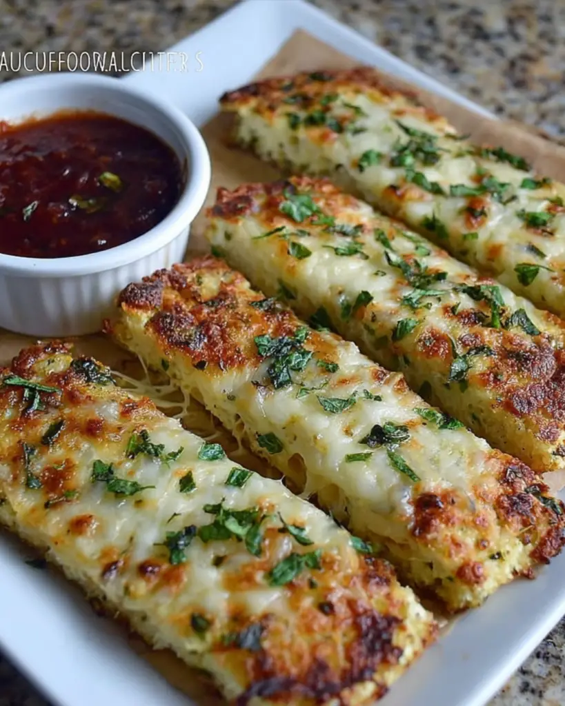 Low Carb Cauliflower Breadsticks: A Flavorful Delight! - Tasty Delice