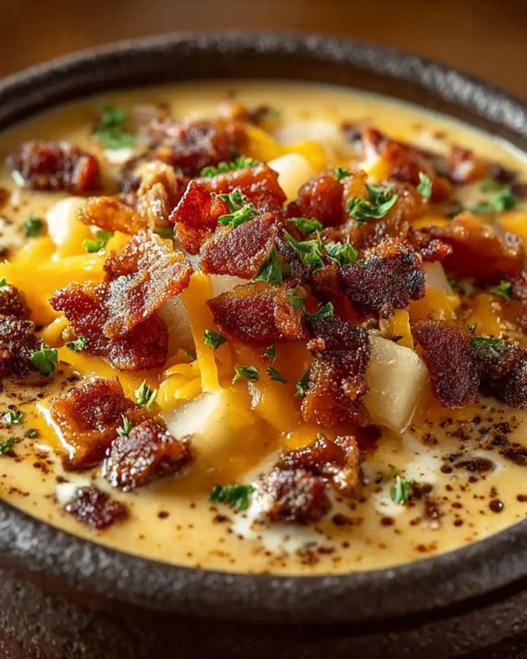 Creamy Bacon Cheeseburger Soup: A Cozy Comfort Meal! - Tasty Delice