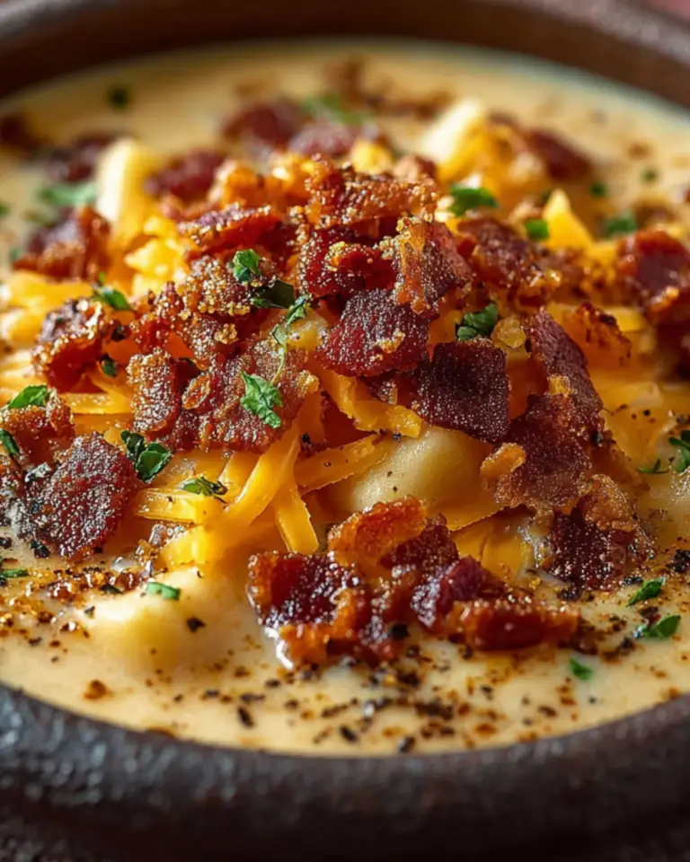 Creamy Bacon Cheeseburger Soup: A Cozy Comfort Meal! - Tasty Delice