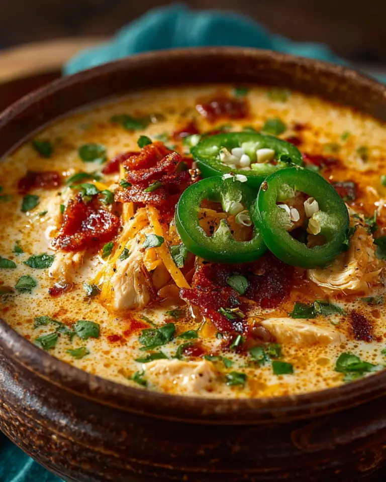 Spicy Jalapeño Popper Chicken Soup: A Creamy Delight! - Tasty Delice