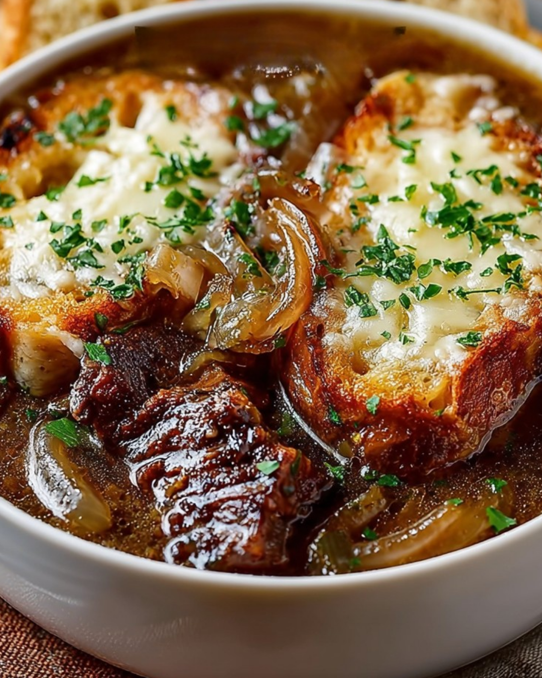 French Onion Beef Short Rib Soup: Discover a Rich Flavor! - Tasty Delice