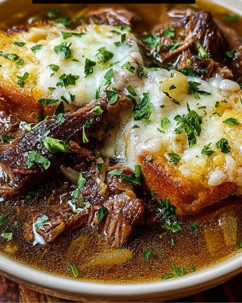 French Onion Beef Short Rib Soup: Discover a Rich Flavor! - Tasty Delice