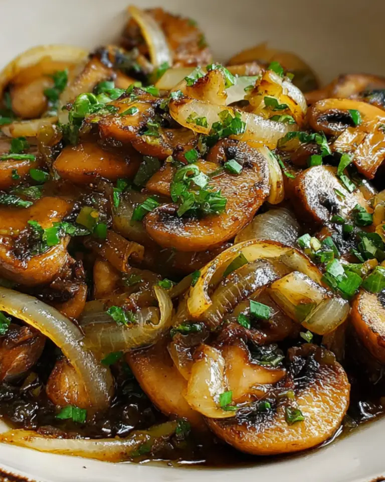 Sautéed Mushrooms and Onion Stir Fry: Try This Easy Recipe! - Tasty Delice