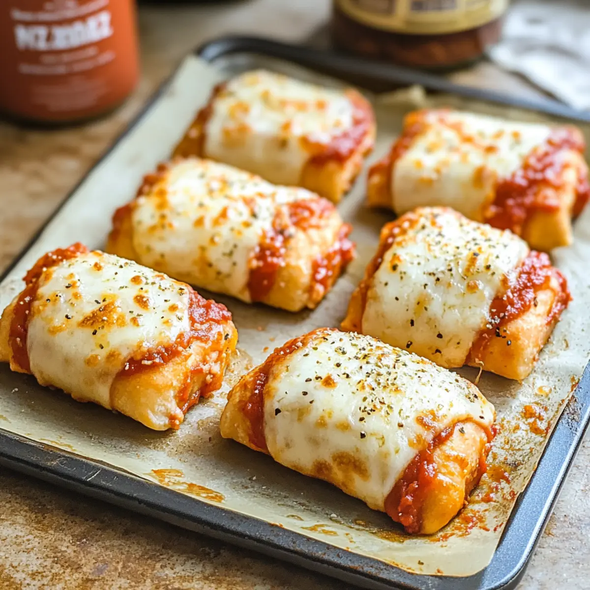 Irresistible Low-Calorie Pizza Rolls: Easy 3-Ingredient Snack