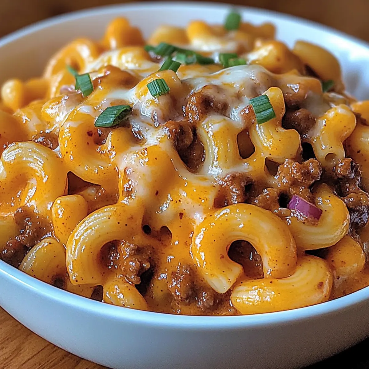 Crock Pot Cheddar Chili Mac - Easy Comfort Food Delight