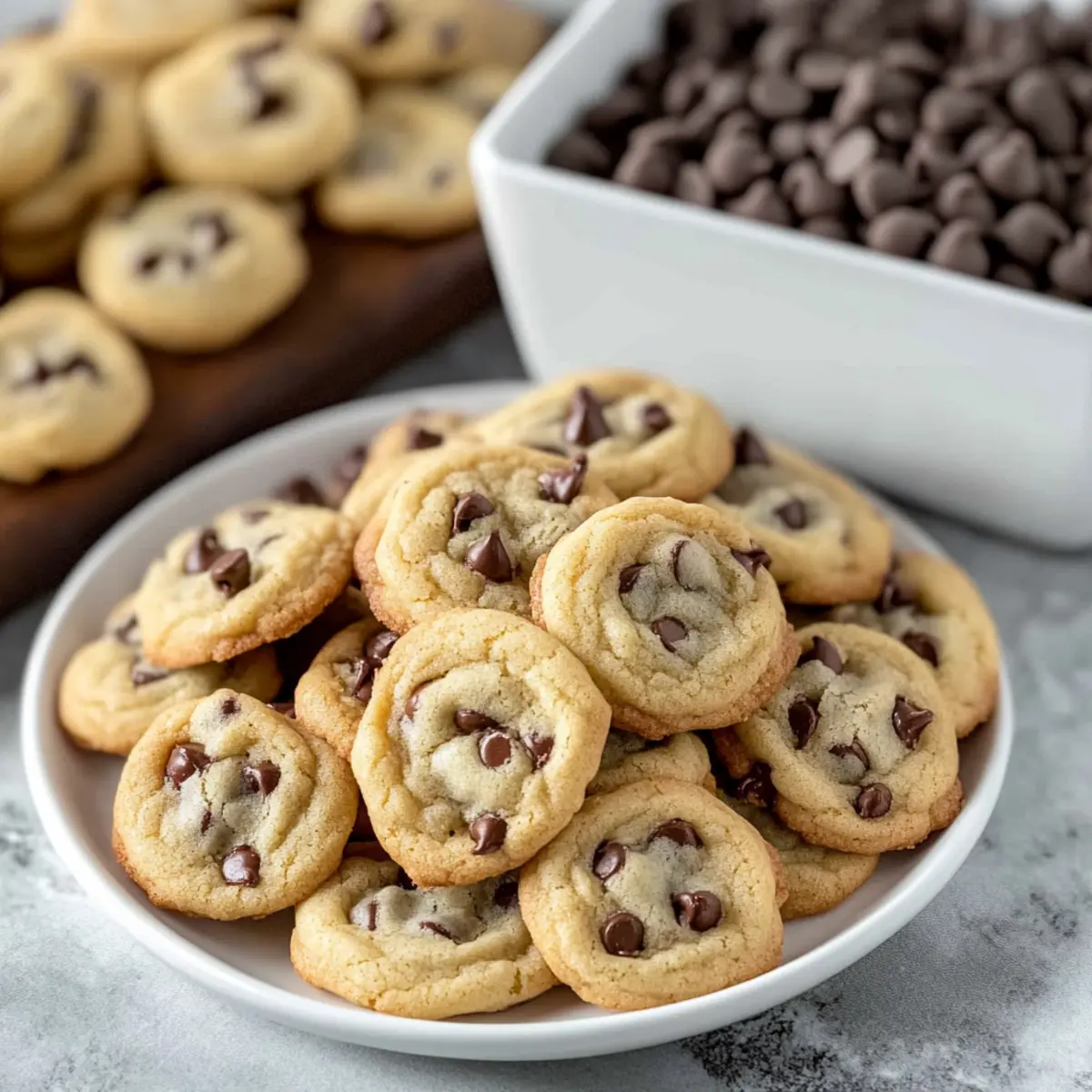 Irresistibly Soft Mini Chocolate Chip Cookies Recipe