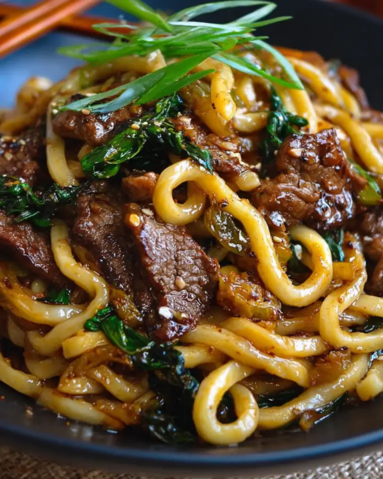 Simple Black Pepper Beef Udon: A Must-Try Recipe Today! - Tasty Delice
