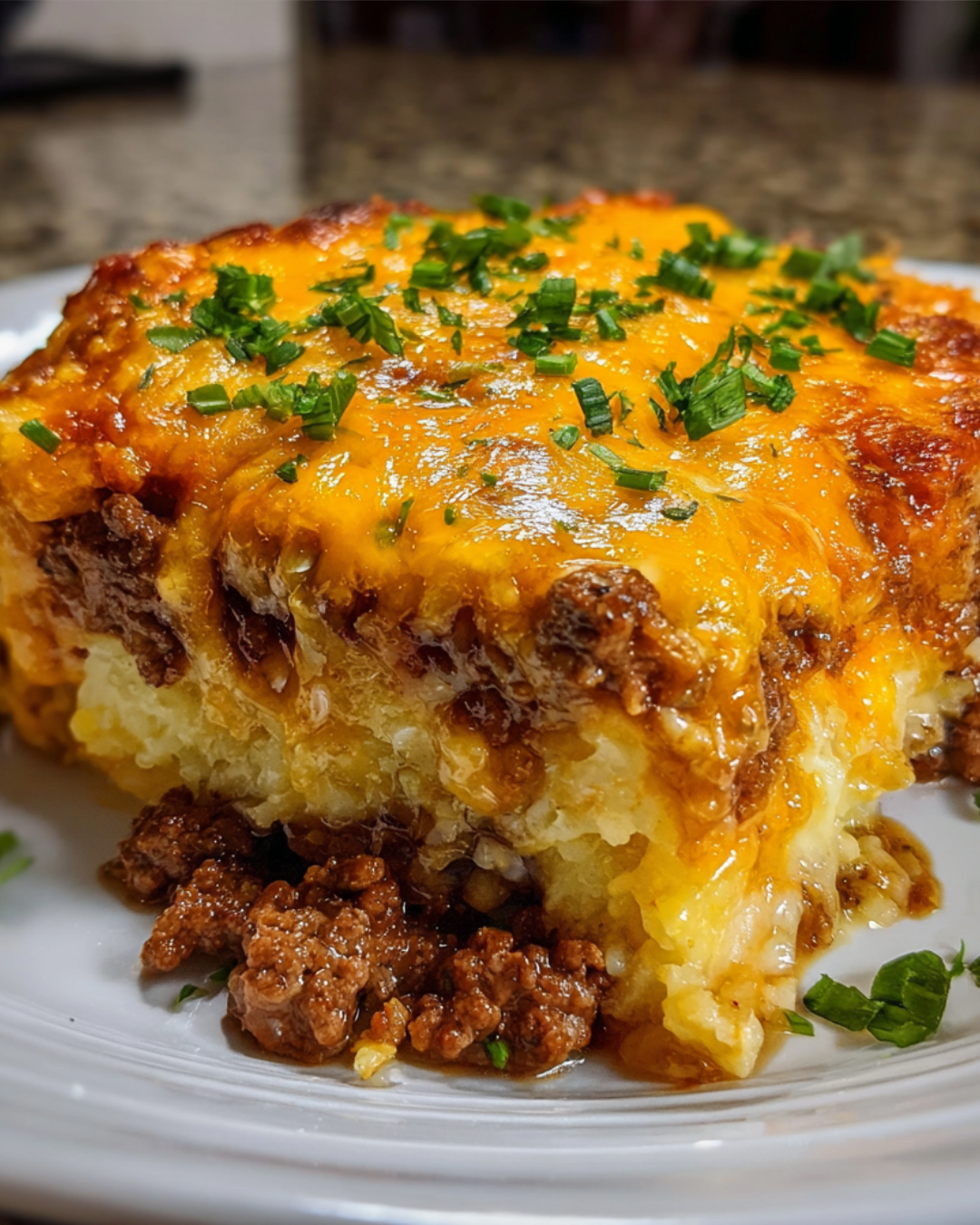 Simple Ground Beef Cheesy Casserole: A Family Favorite! - Tasty Delice