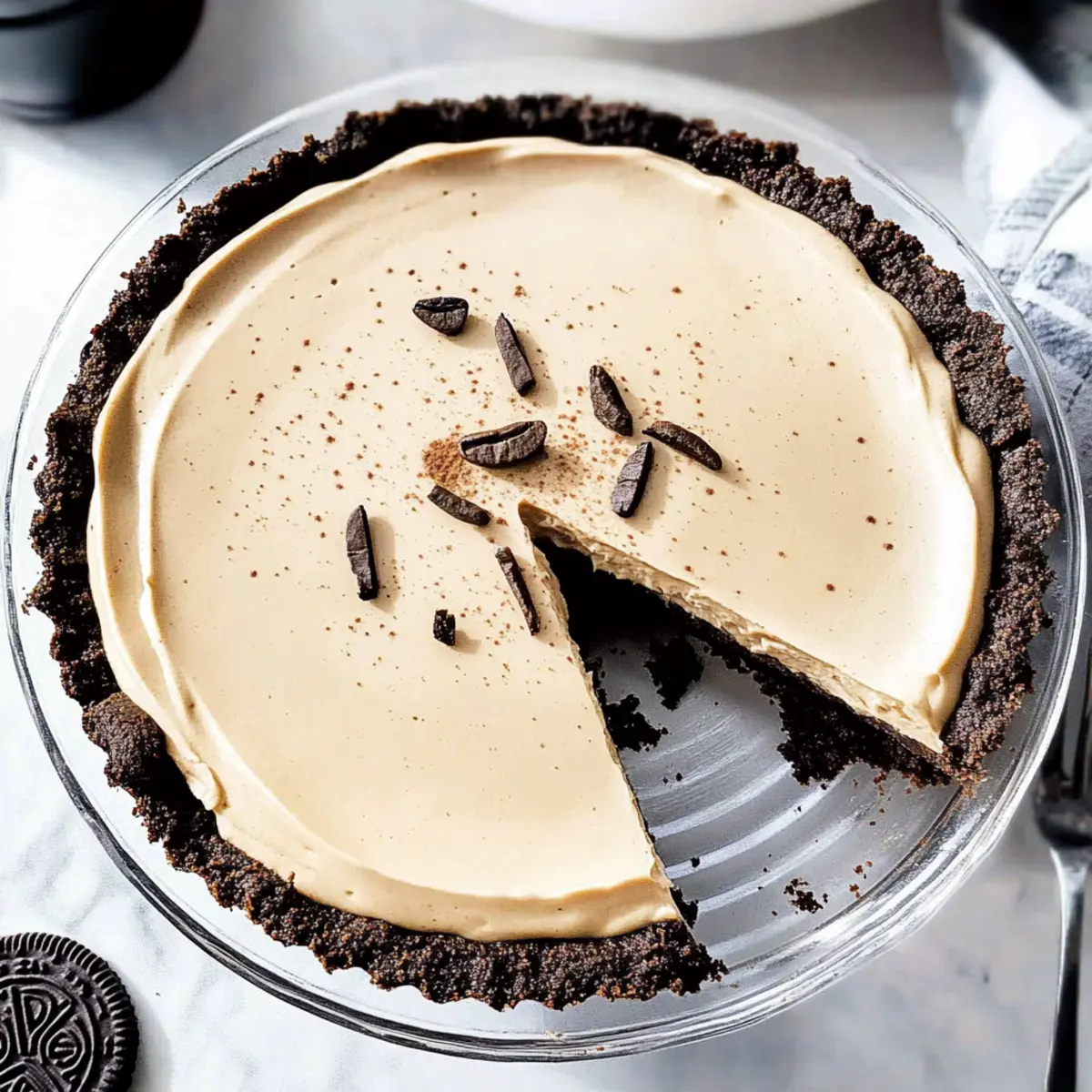Irresistible Creamy Coffee Pie: Your New No-Bake Delight