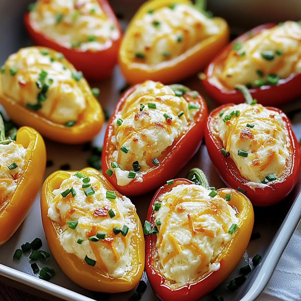 Irresistible Cream Cheese Stuffed Mini Peppers - Delicious Snack