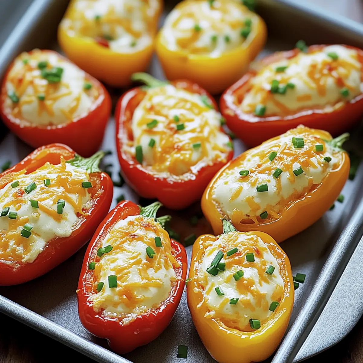 Irresistible Cream Cheese Stuffed Mini Peppers - Delicious Snack