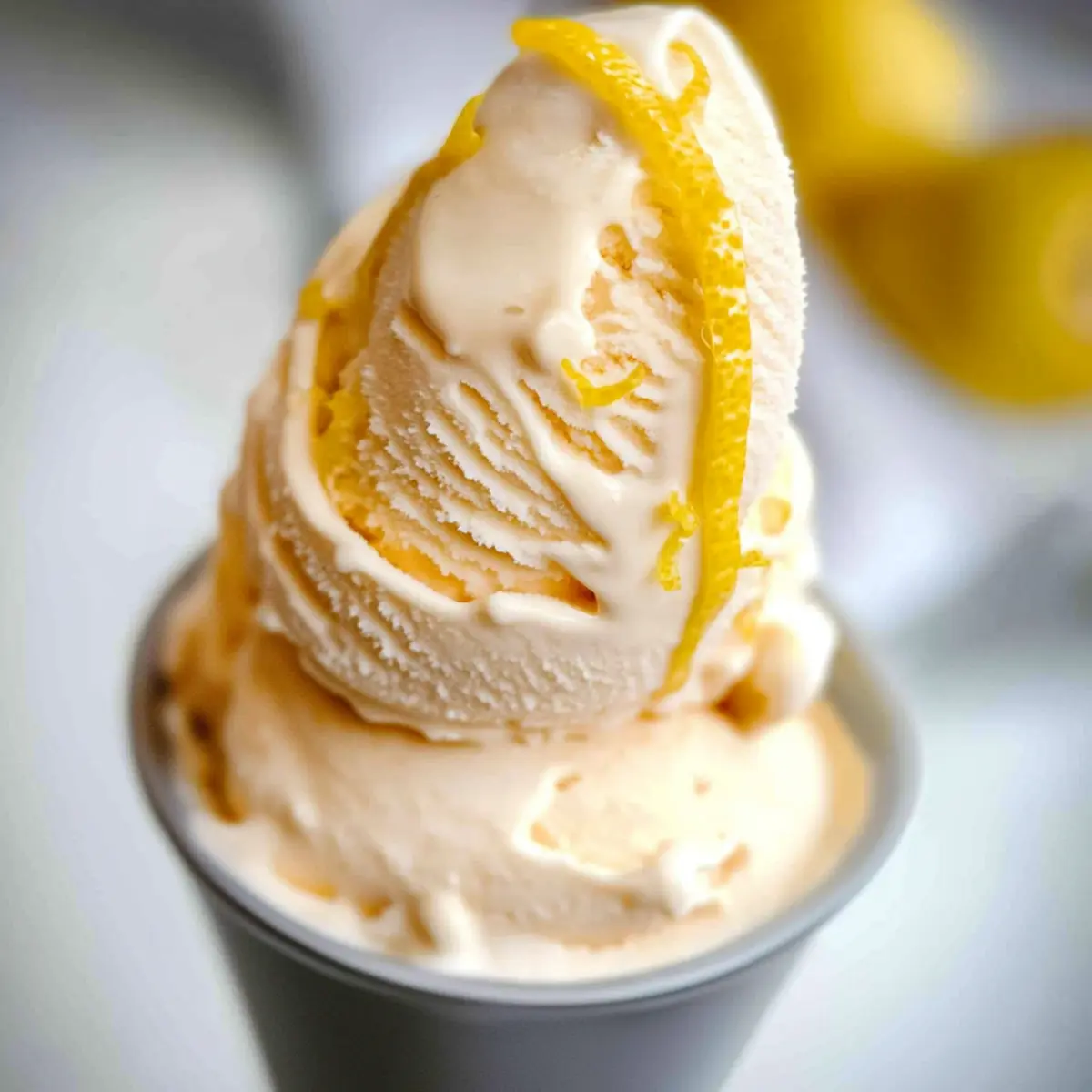 Easy Homemade Lemon Ice Cream: A Refreshing Delight