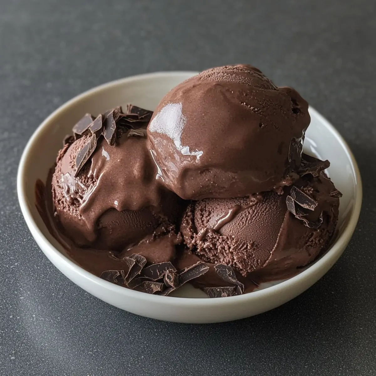 Irresistible Ultra Dark Chocolate Ice Cream - Low Sugar Delight