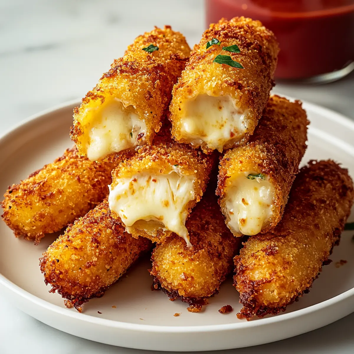 Ultimate Crispy Mozzarella Sticks for Delicious Snacking
