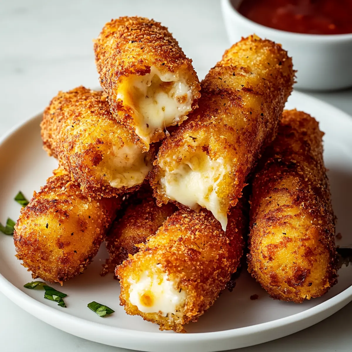 Ultimate Crispy Mozzarella Sticks for Delicious Snacking