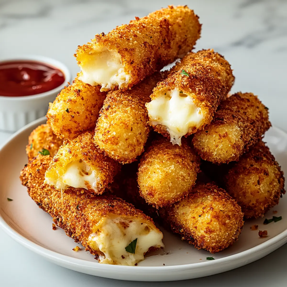 Ultimate Crispy Mozzarella Sticks for Delicious Snacking