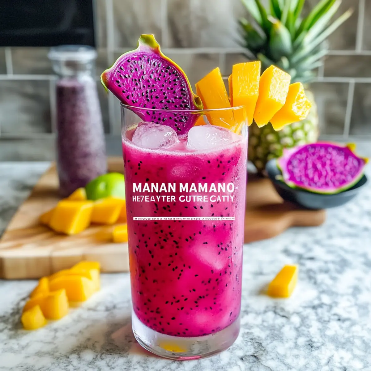 Easy Mango Dragonfruit Refresher: Delicious Tropical Delight