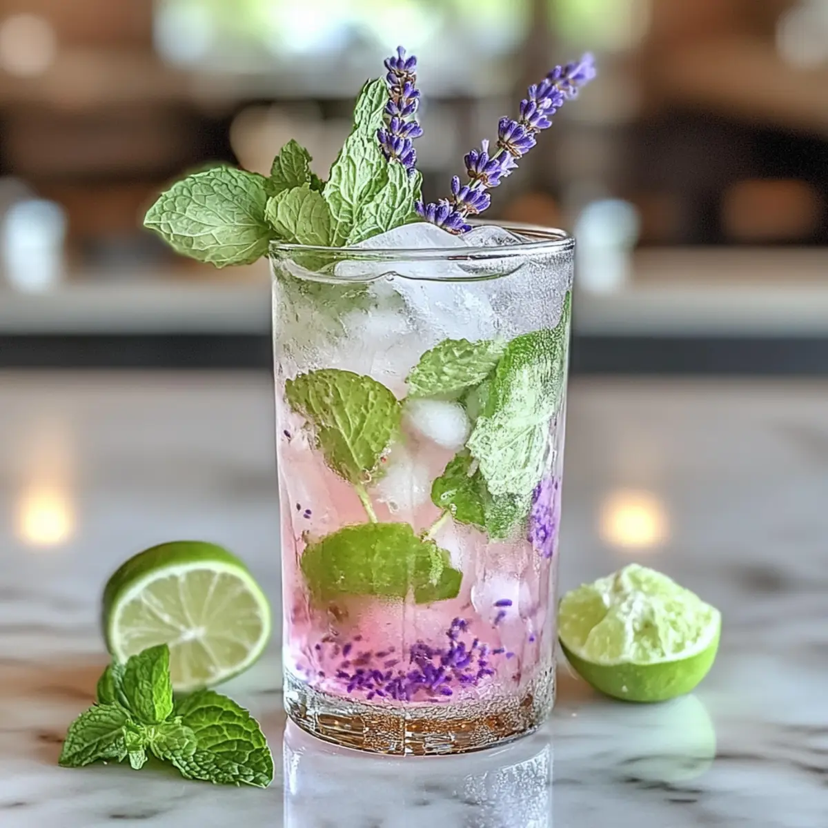 Irresistible Lavender Mojito Mocktail: Refreshing Summer Sip