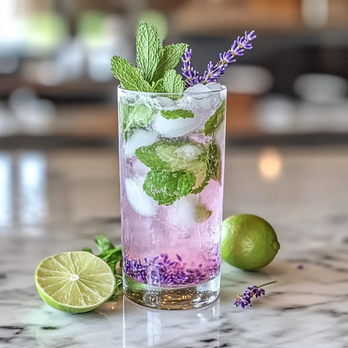 Irresistible Lavender Mojito Mocktail: Refreshing Summer Sip