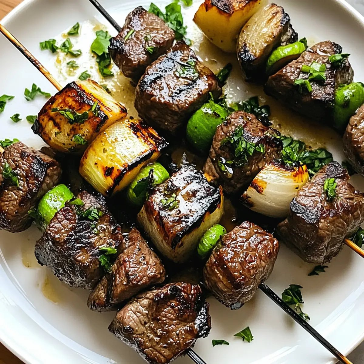 Irresistible Steak Kabobs With Garlic Butter for Summer Grilling